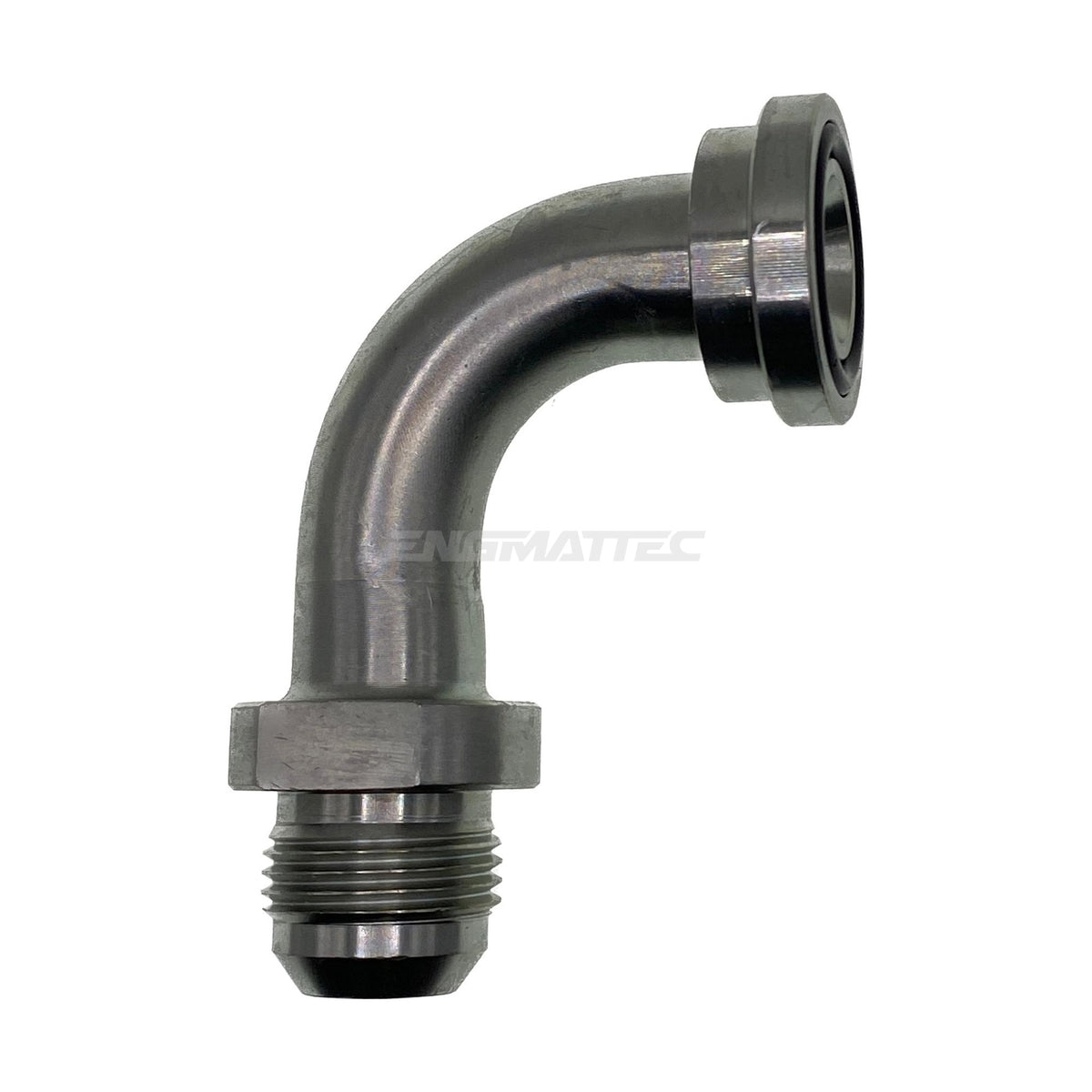 Flange Code 61 x JIC Male 90° Swept Hydraulic Adaptor — ENGMATTEC New ...