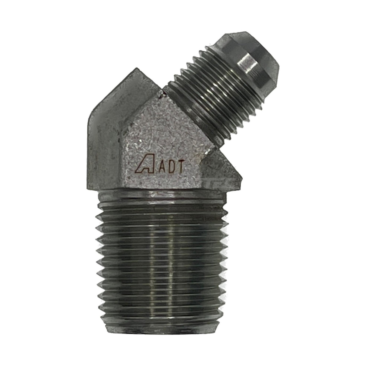 JIC Male x NPT Tapered Male 45° Compact Adaptor | Hydraulic Fittings ...