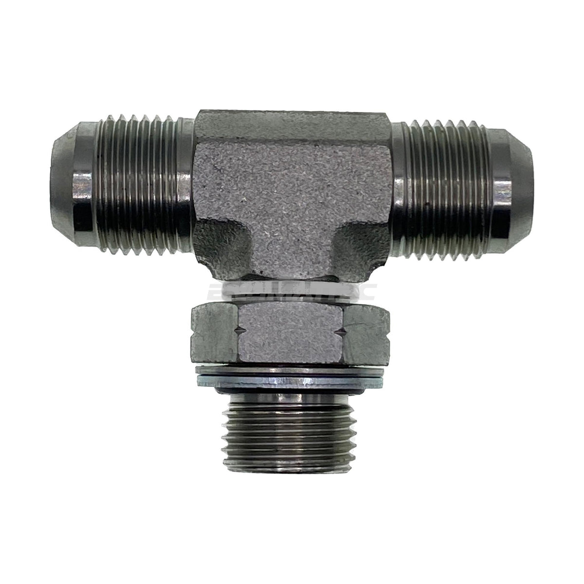 Hydraulic Tee Piece | JIC Male 3/4" x BSP Male 1/2" — ENGMATTEC New Zealand