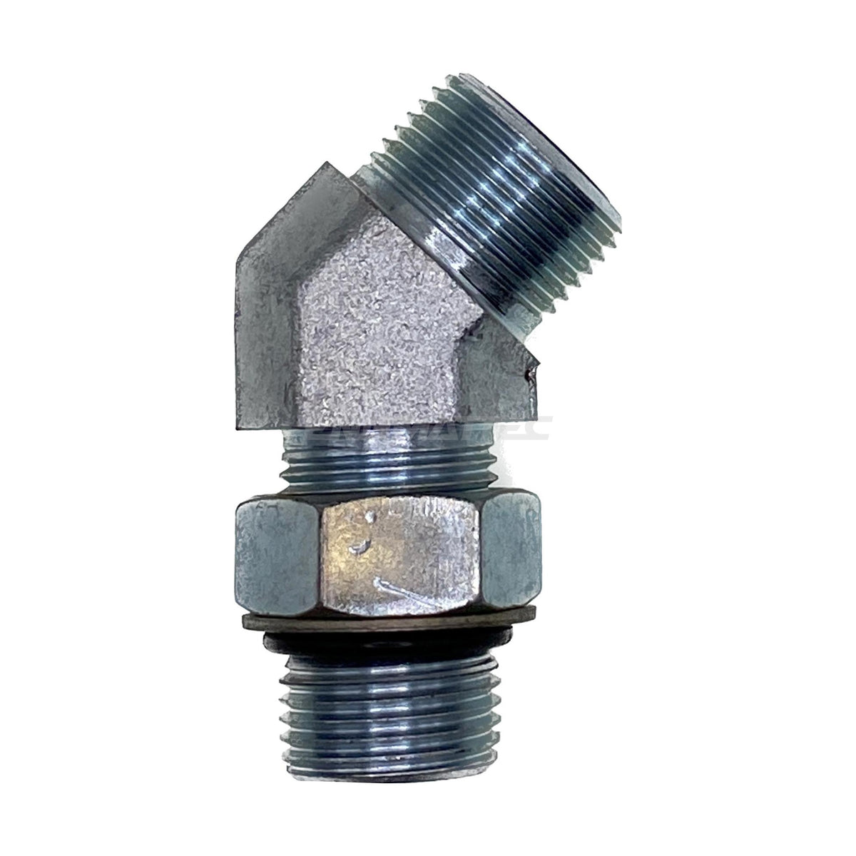 ORFS Male x UNO Male 45° Compact Hydraulic Adaptor — ENGMATTEC New Zealand
